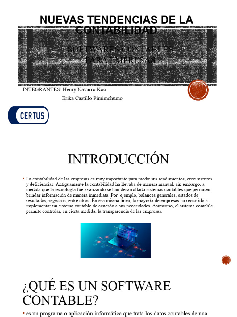 Software Contable: Tendencias y Ejemplos | PDF | Contabilidad | Business