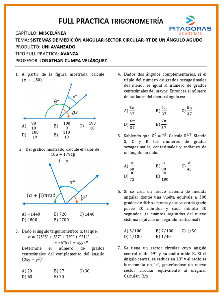 Uama-01-Tr-Av01-Sistemas de Medición Angular-Sector Circular-Rt de Un ...