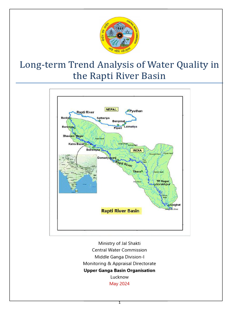 Water Quality Trends in Rapti River | PDF | Chemistry | Earth Sciences