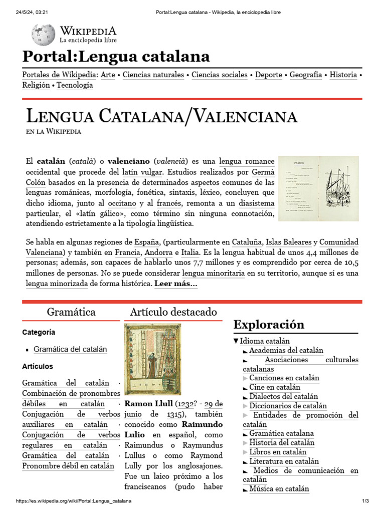Gramática y uso del catalán | PDF | Idiomas | Estudios de idiomas ...