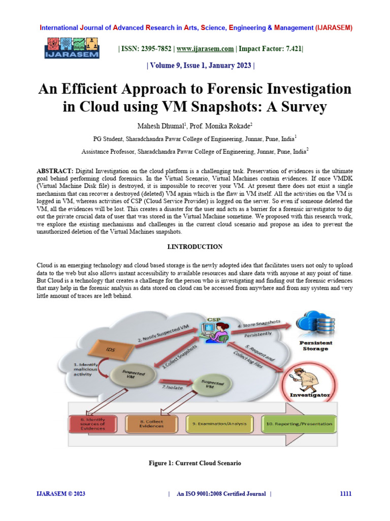 IJARASEM Paper Template | PDF | Cloud Computing | Malware