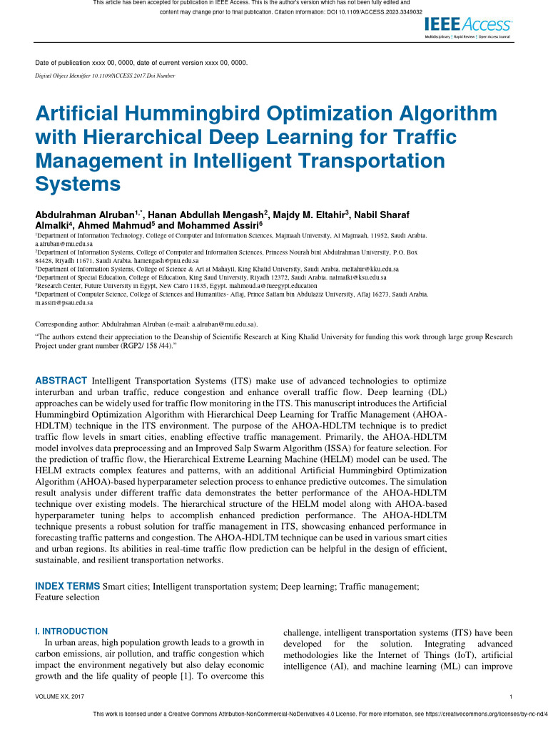 Artificial Hummingbird Optimization Algorithm With | Download Free PDF ... Artificial Hummingbird Optimization Algorithm With | Download Free PDF ...