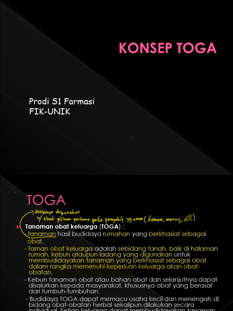 Pert 5 - Konsep Toga | PDF | Griya & Taman | Kesehatan Holistik