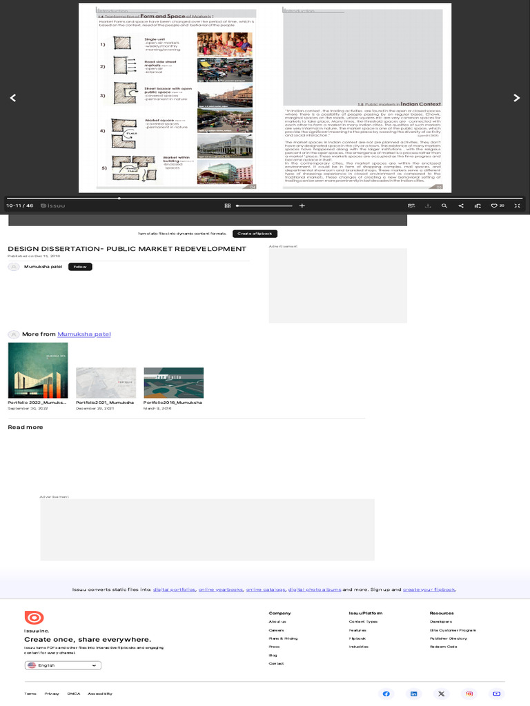 Design Dissertation- Public Market Redevelopment by Mumuksha Patel - Issuu | PDF | Digital ...