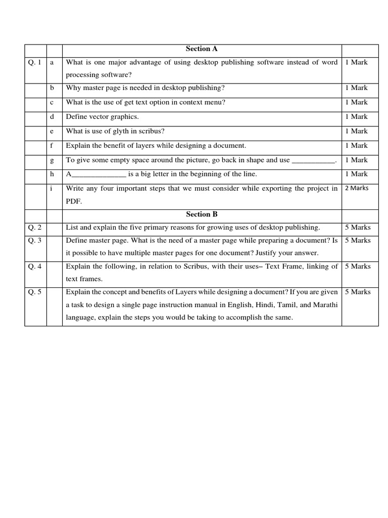 Desktop Publishing Software Guide | PDF | Page Layout | Text