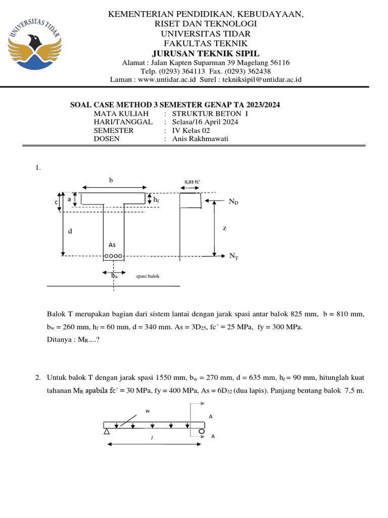 TS02 Case Method 3 Beton 1 - 16042024 | PDF