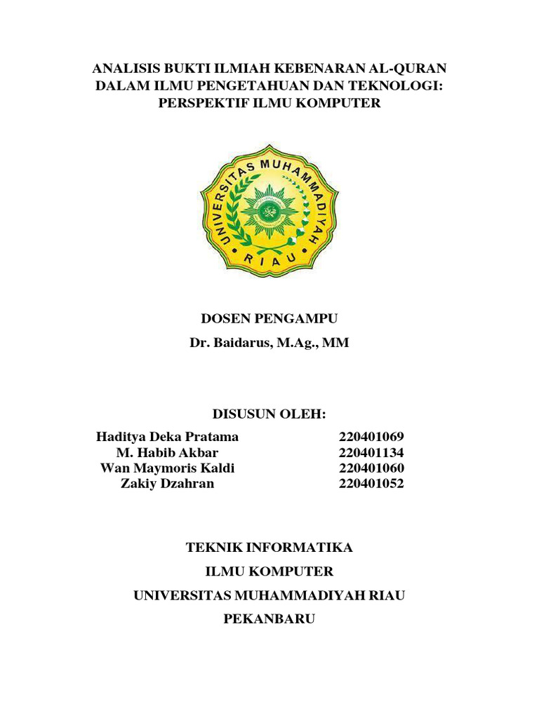 Analisis Bukti Ilmiah Kebenaran Alquran | PDF