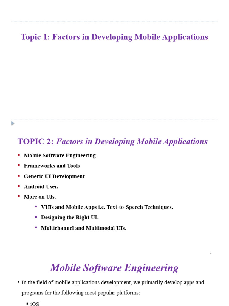 Key Factors in Mobile App Development | PDF | Mobile App | Android ...