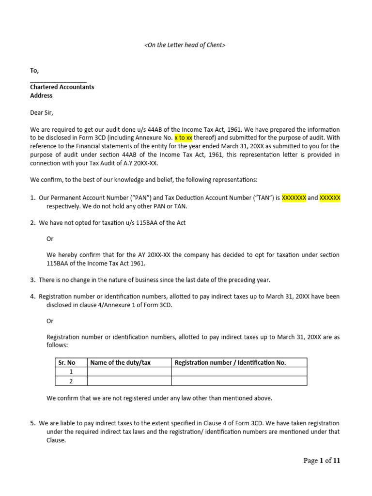 mrl-form-3cd | PDF | Cheque | Income Statement