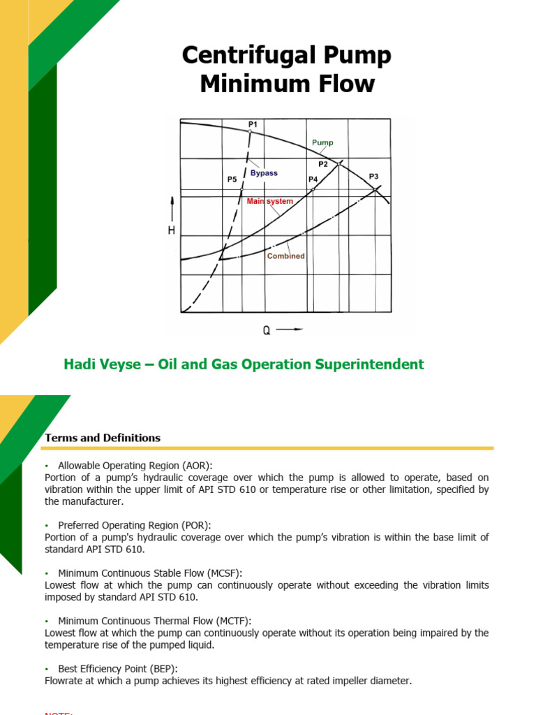 Centrifugal Pump Minimum Flow | PDF | Pump | Valve