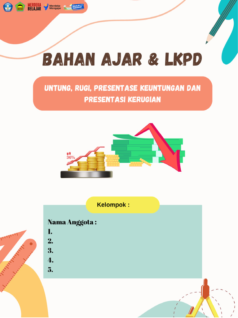 Bahan Ajar & LKPD Untung Rugi | PDF