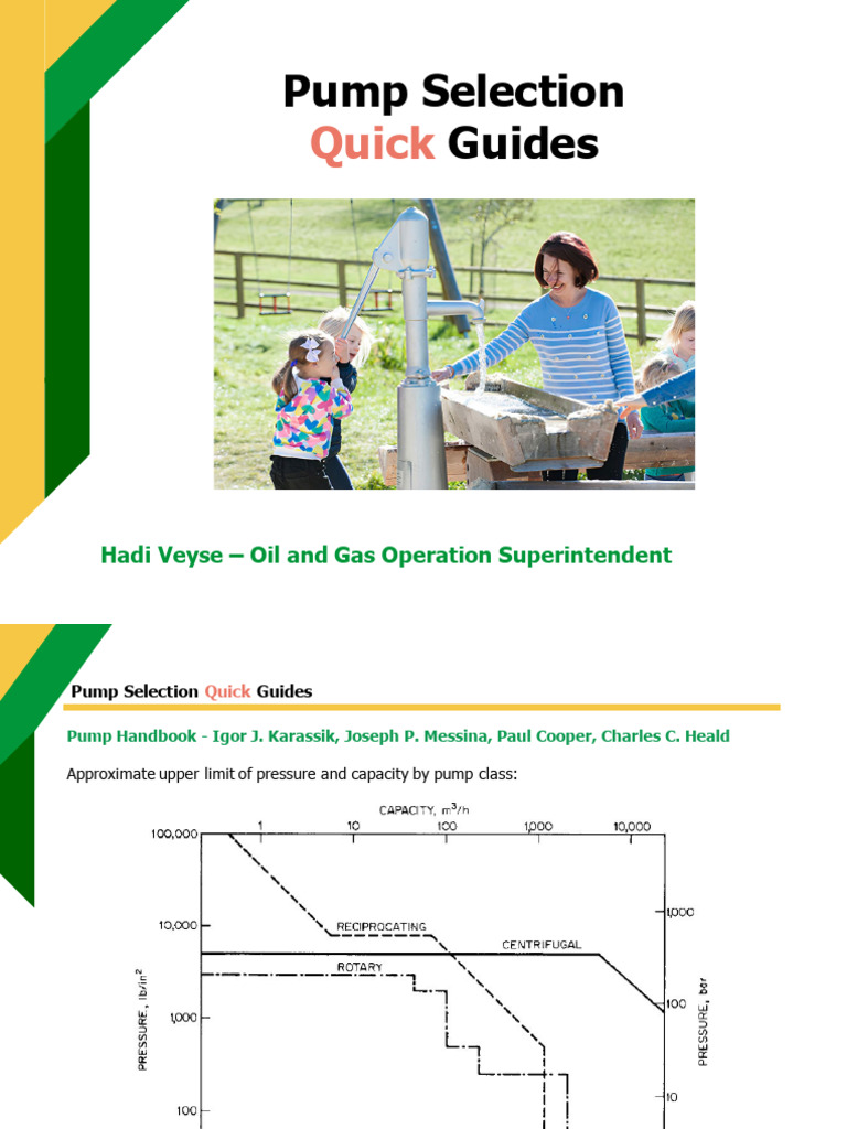 Pump Selection Quick Guide | PDF | Pump | Continuum Mechanics
