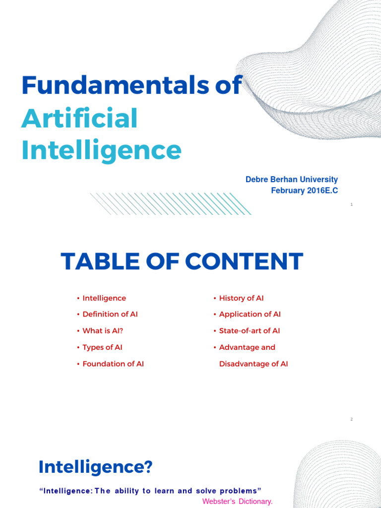 AI Chapter 1 | PDF | Artificial Intelligence | Intelligence (AI) & Semantics