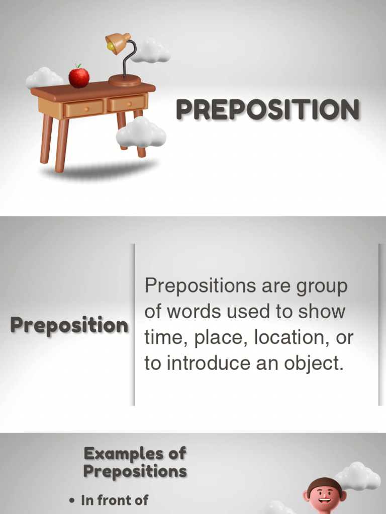 Understanding Prepositions and Their Uses | PDF | Language Arts & Discipline