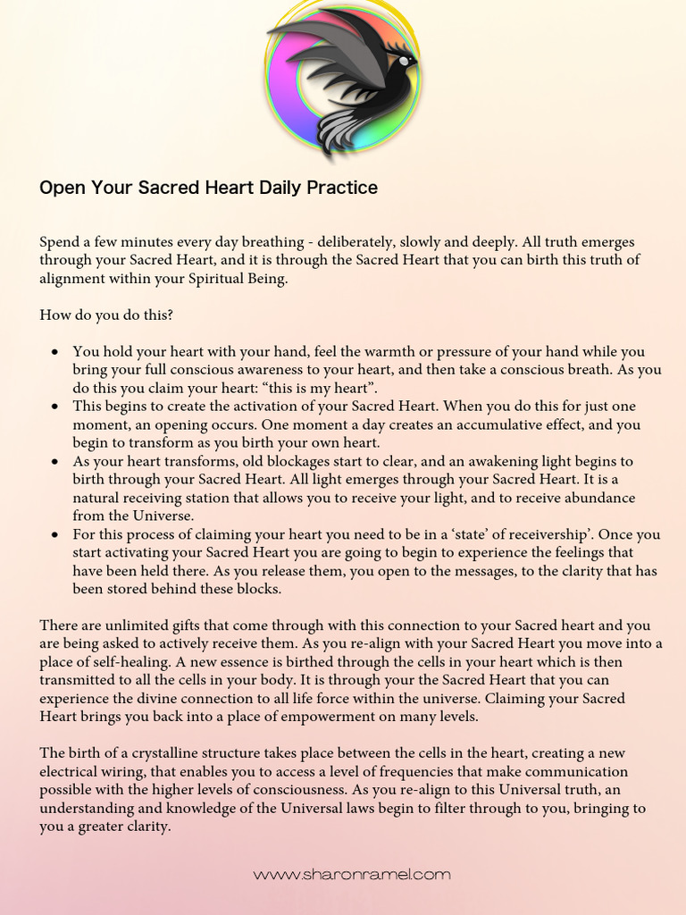 Sacred Heart Breathing | PDF