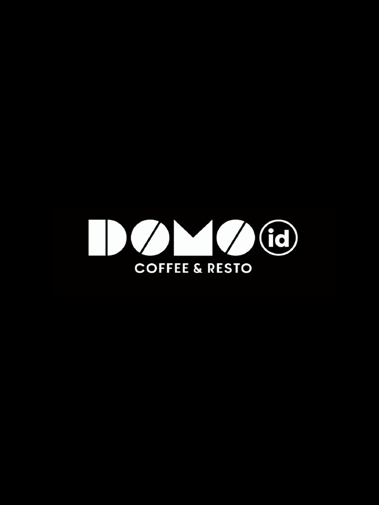 Menu Domo Tasikmalaya | Download Free PDF | Coffee | Japanese Cuisine