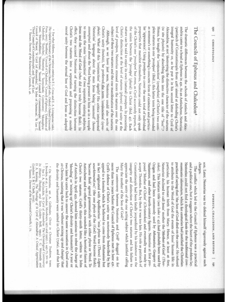 The Councils of Ephesus and Chalcedon | PDF