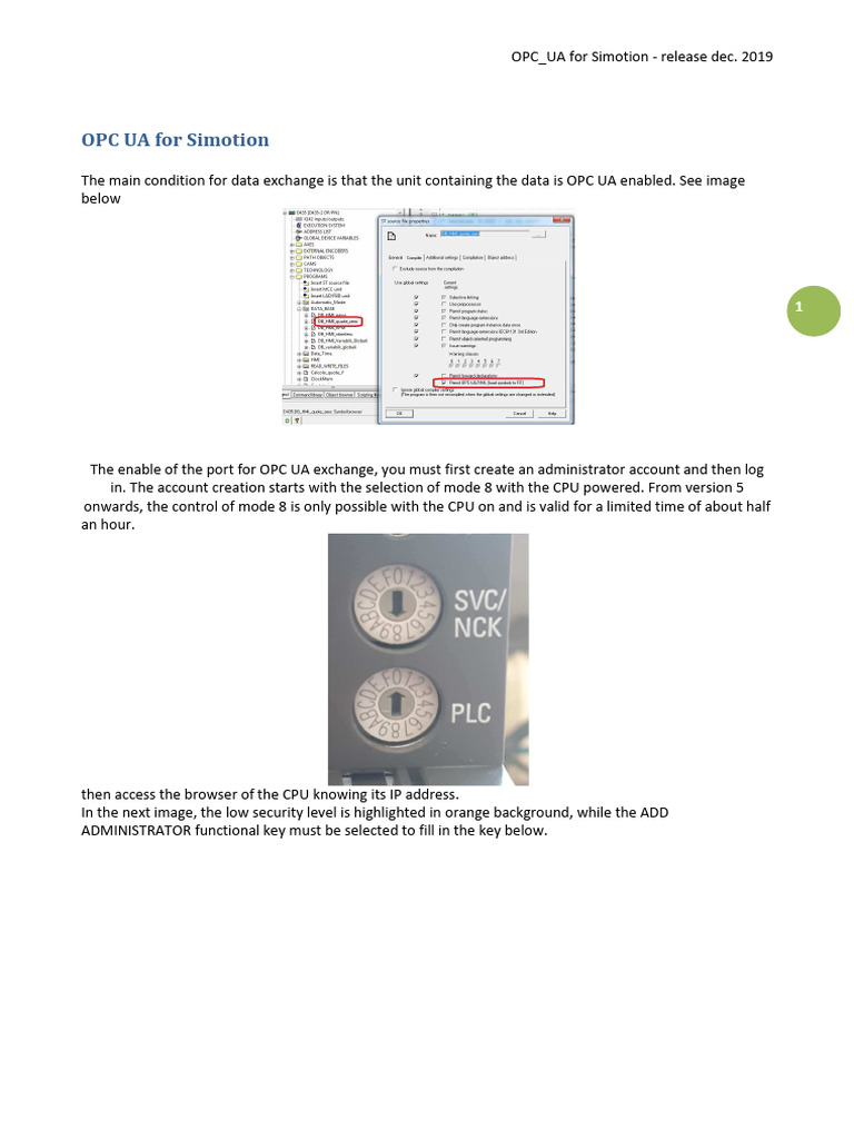 OPC UA For Simotion | PDF | Computer Science | Internet