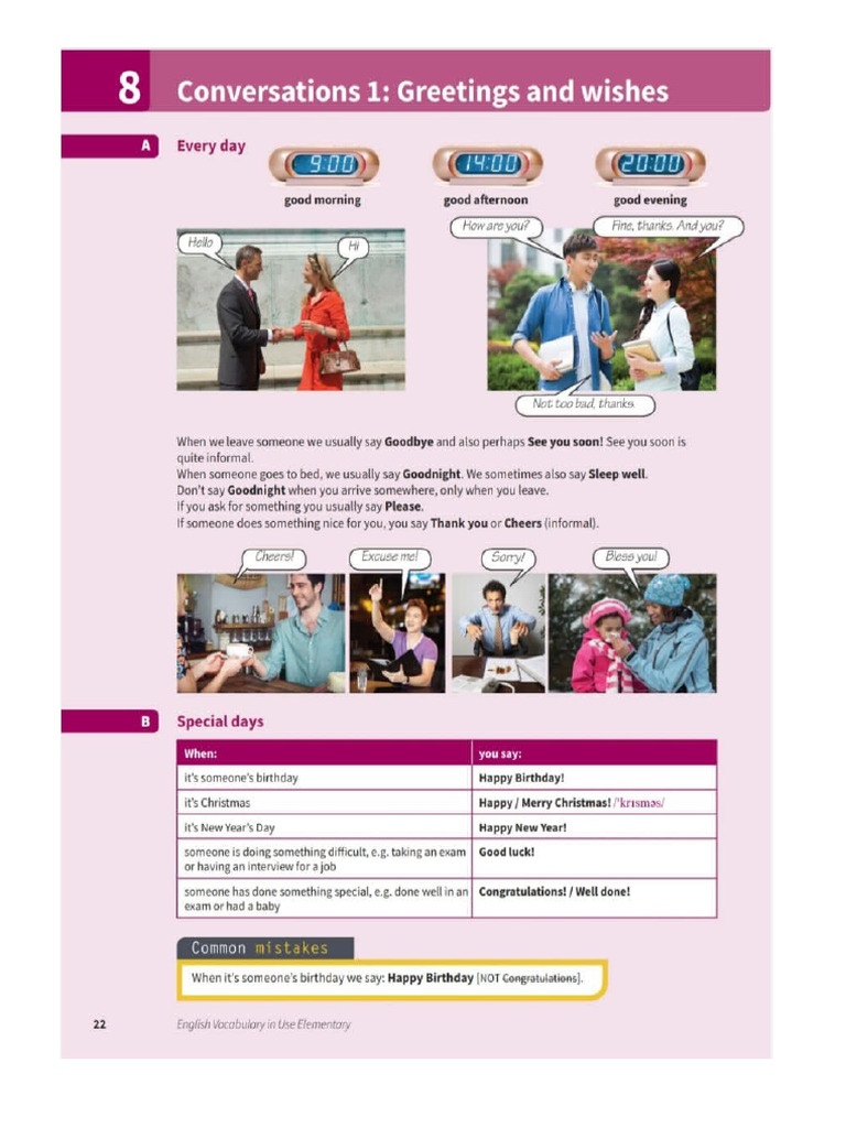 Understanding Greetings and Wishes | PDF