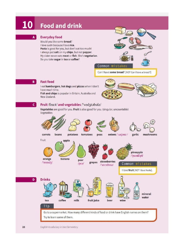 UNIT 10 Food and Drink | PDF
