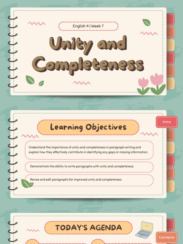 Week 7 Unity and Completeness (Wynne) | PDF | Subject (Grammar ...