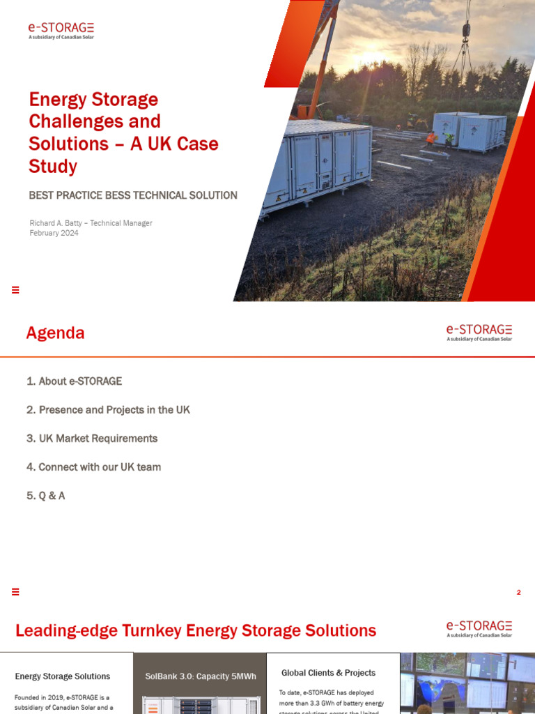 Energy Storage Challenges and Solutions 16.40 | PDF | Fires