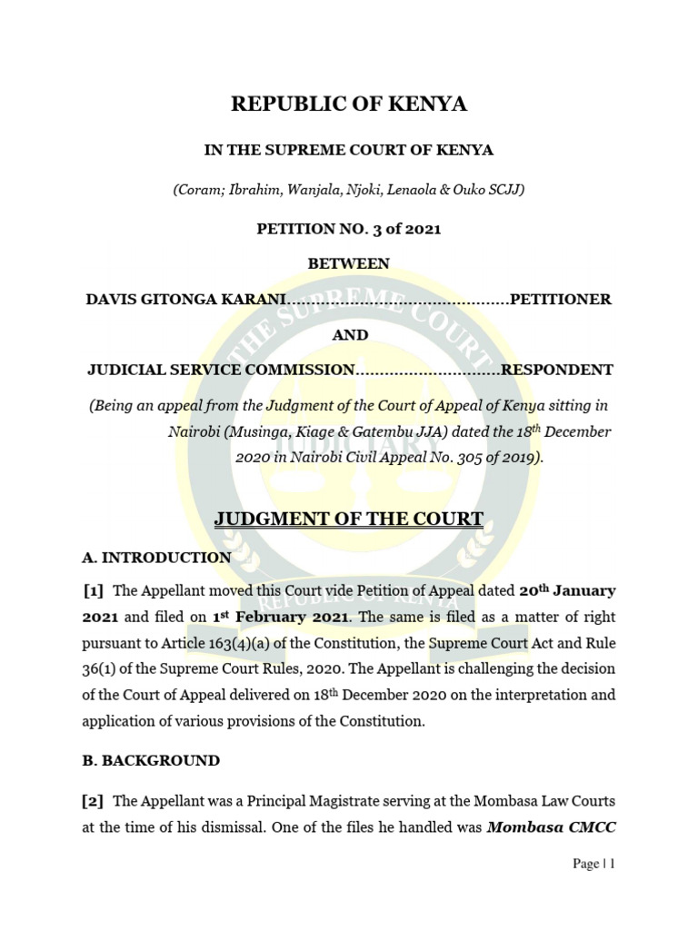 Supreme Court Ruling on Judicial Dismissal | PDF | Appeal | Judgment (Law)