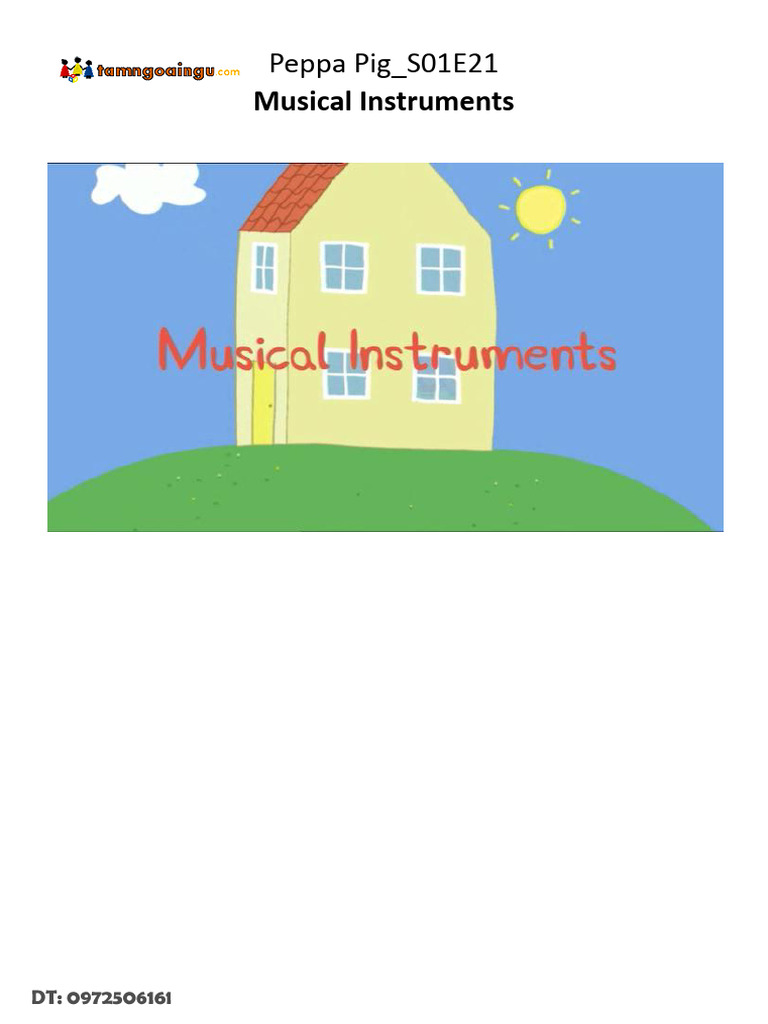 Peppa Pig's Musical Instrument Adventure | PDF | Music Industry ...