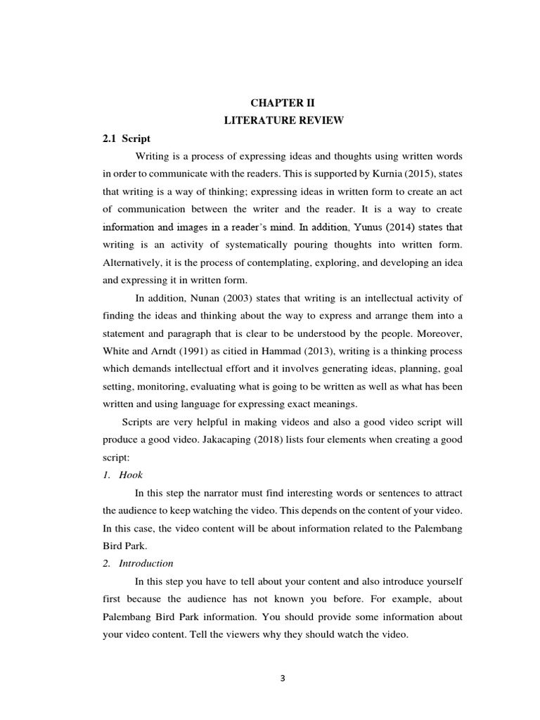 Chapter II Literature Review CD | PDF | Thought | Writers