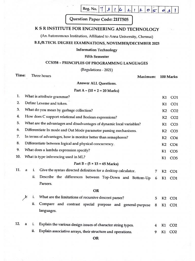 Previous Year PPL | PDF