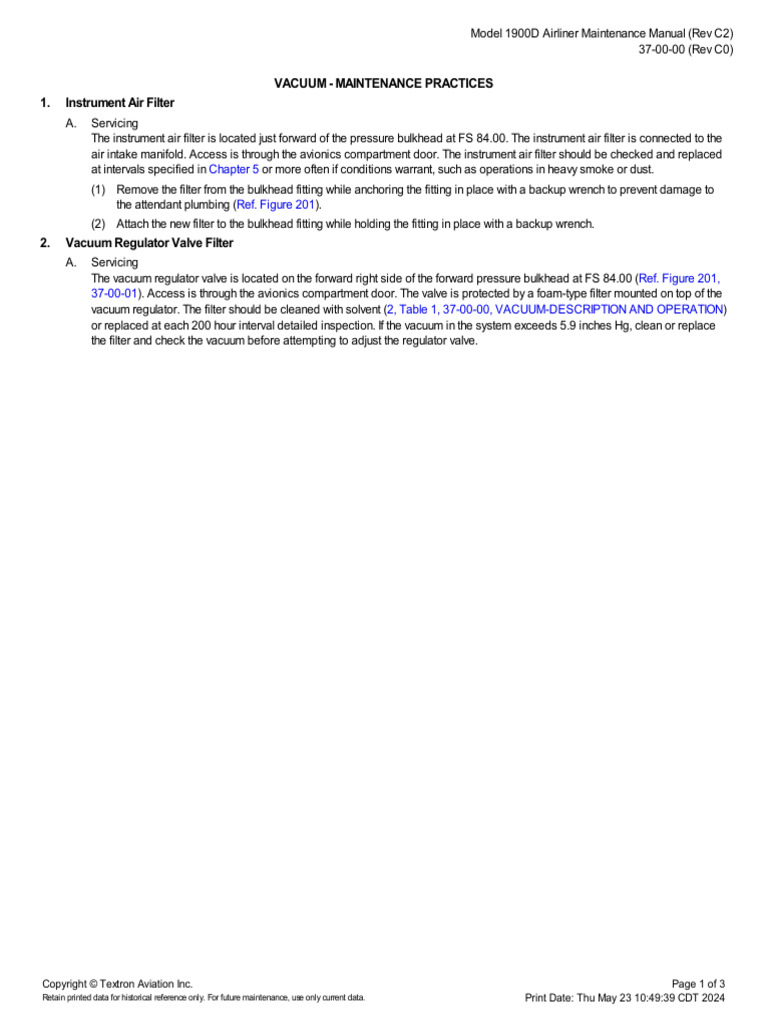 Air Instrument Filter | PDF | Valve