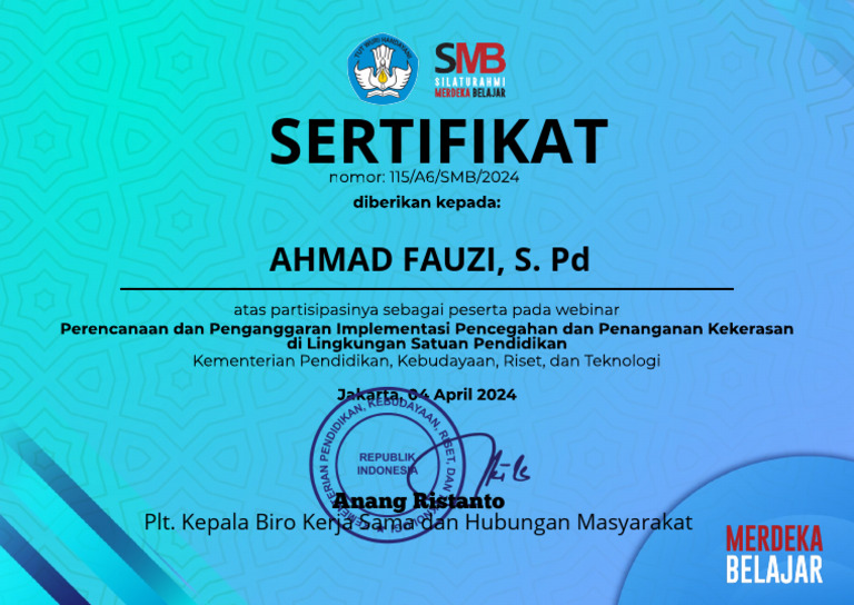 Ahmad Fauzi | PDF