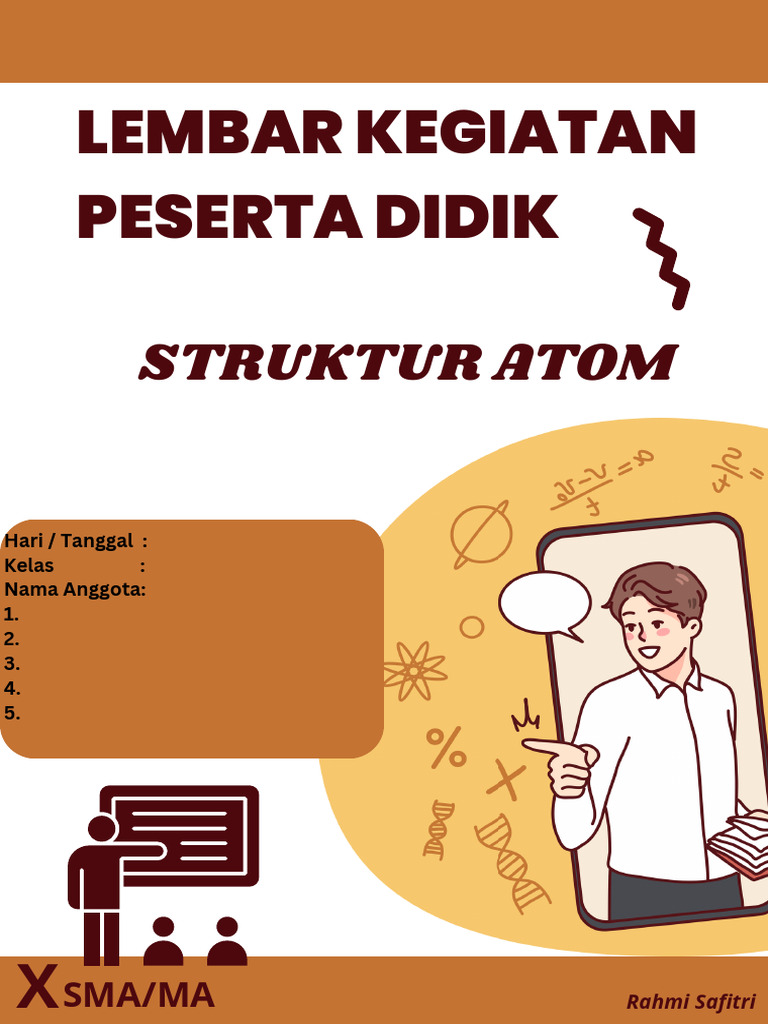 LKPD Struktur Atom | PDF | Metode & Bahan Ajar | Sains & Matematika