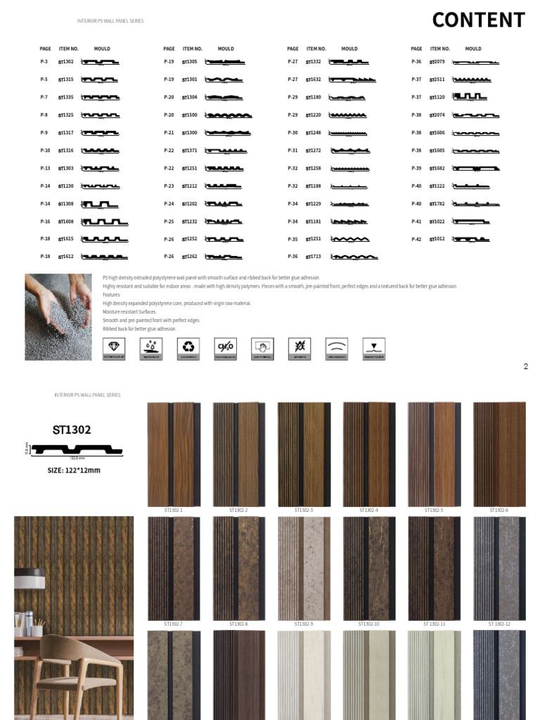 PS Wall Panels | PDF | Adhesive | Conservation And Restoration Materials