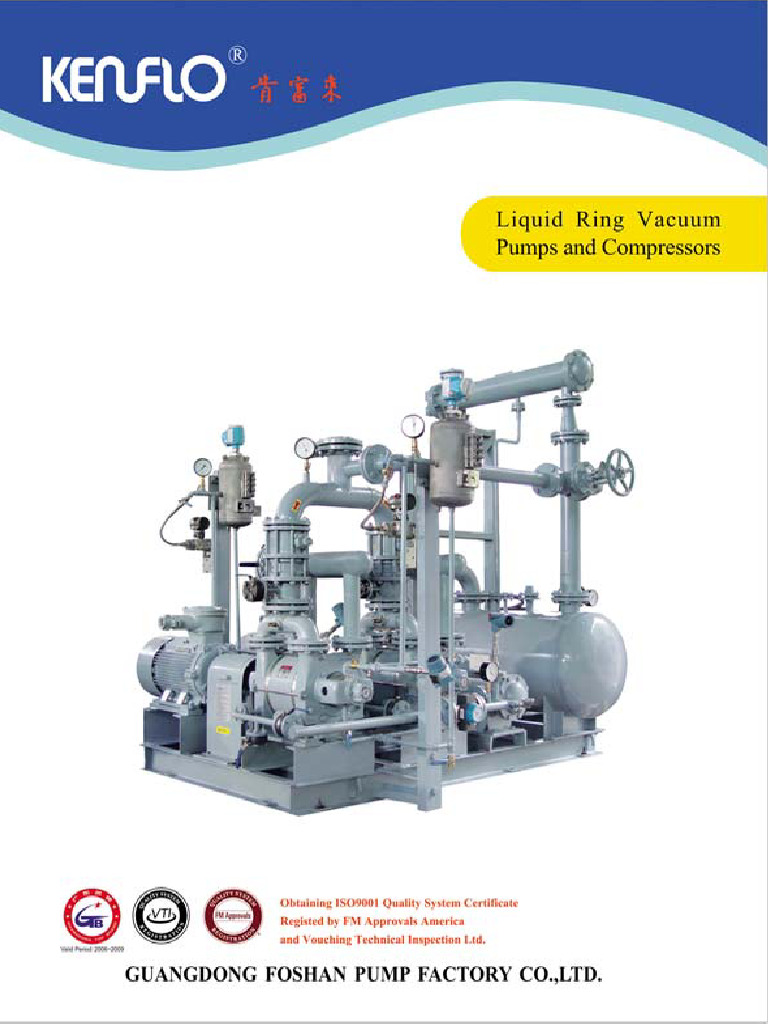 45 Kenflo Liquid Ring Vacuum Pumps | PDF