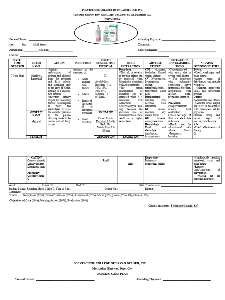 DS-NCP-NEURO | PDF | Urinary Incontinence | Urinary System