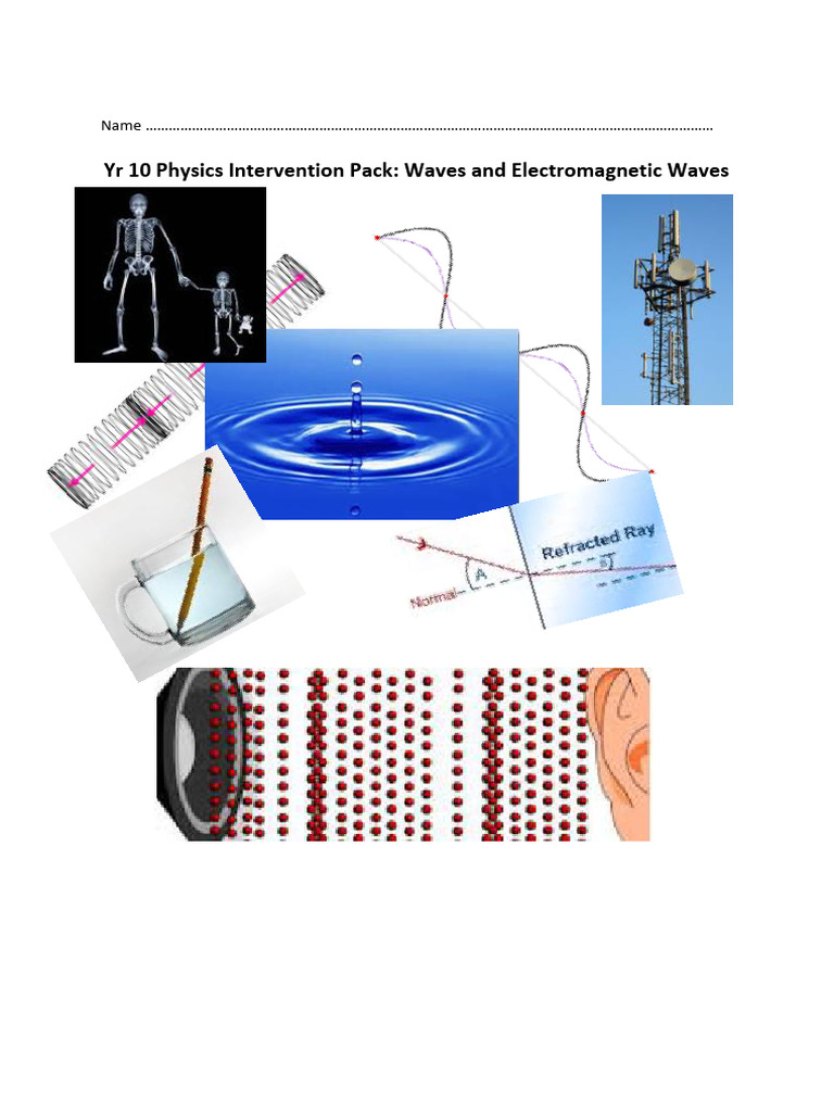 W and EW Waves - Waves and Electromagnetic Waves Intervention Booklet ...