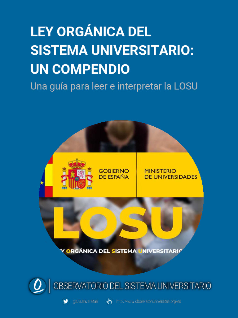 2023 - 05 - Guia para Entender La LOSU | PDF | Maestros | Universidad 2023 - 05 - Guia para Entender La LOSU | PDF | Maestros | Universidad