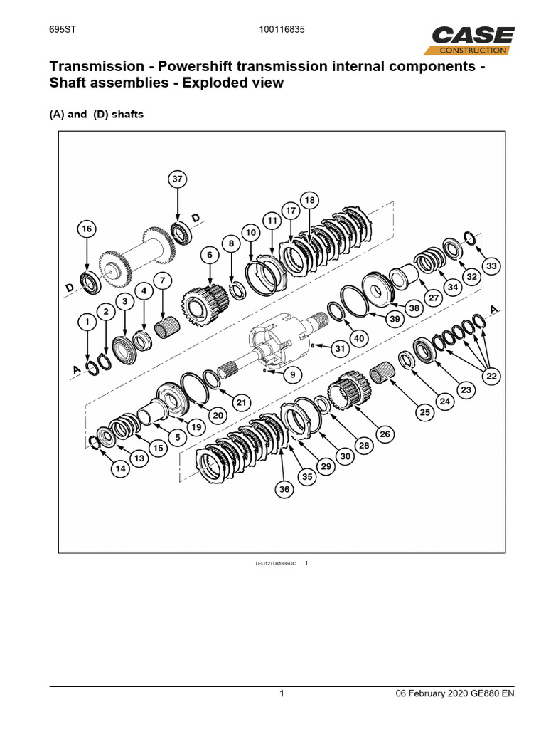 Powershift Transmission Shaft Assemblies | PDF | Computers | Technology ...