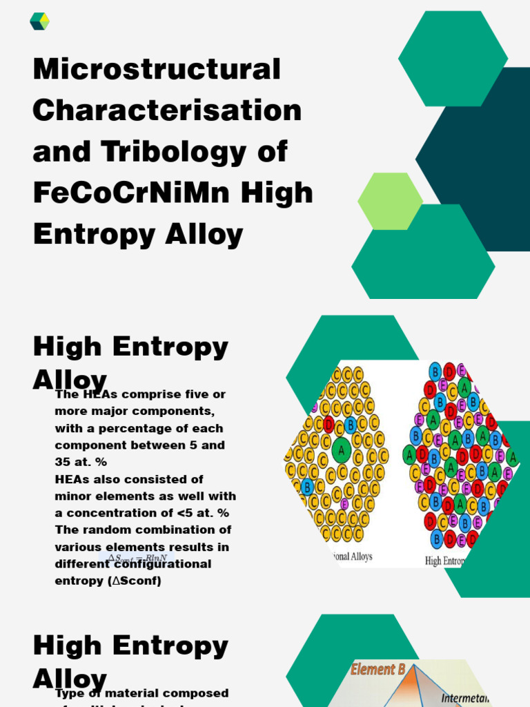 High Entropy Alloy | PDF | Building Engineering | Statistical Mechanics
