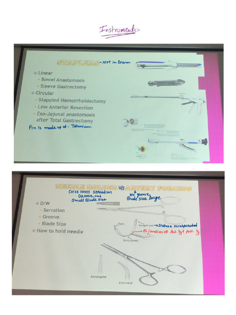 Surgical Techniques for Safe Instrument Handling | PDF | Organ (Anatomy ...