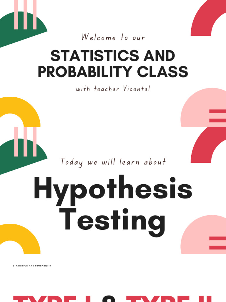 Type I Type Ii Errors Pdf Type I And Type Ii Errors Statistics