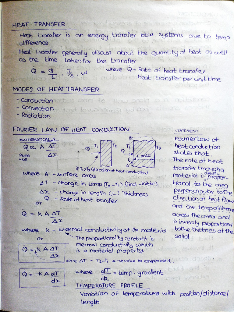 HMT Module 1,2 | PDF