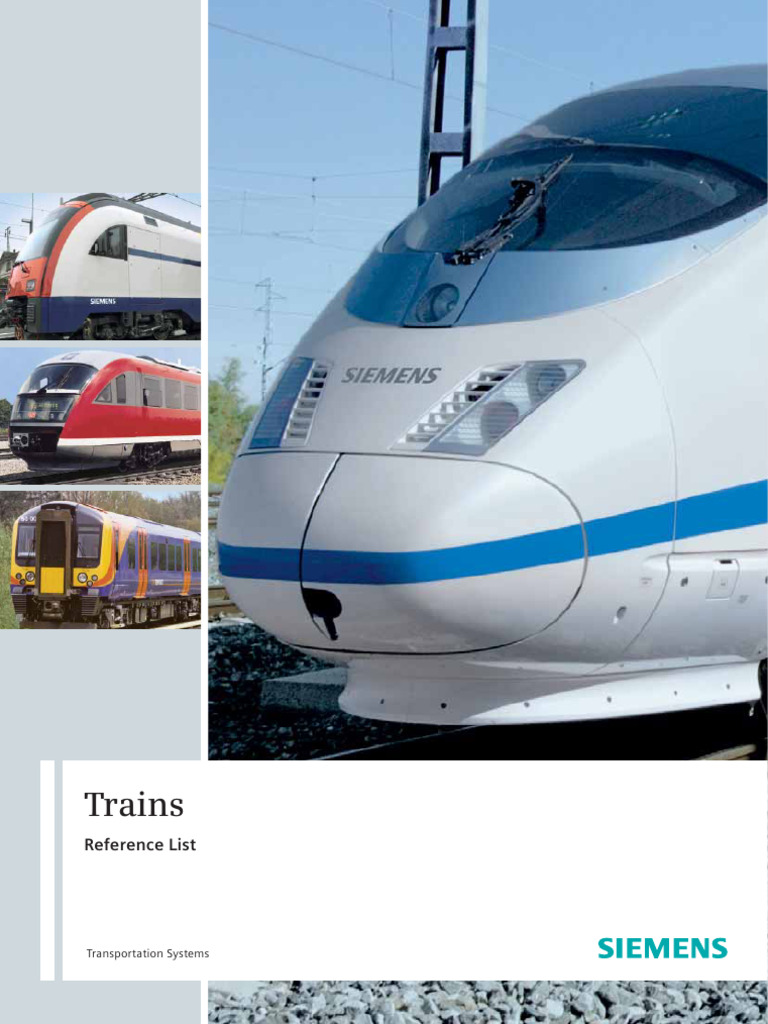 Simens Desiro | PDF | Rail Transport | Train