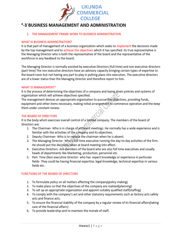 Business Management | PDF | Partnership | Ownership