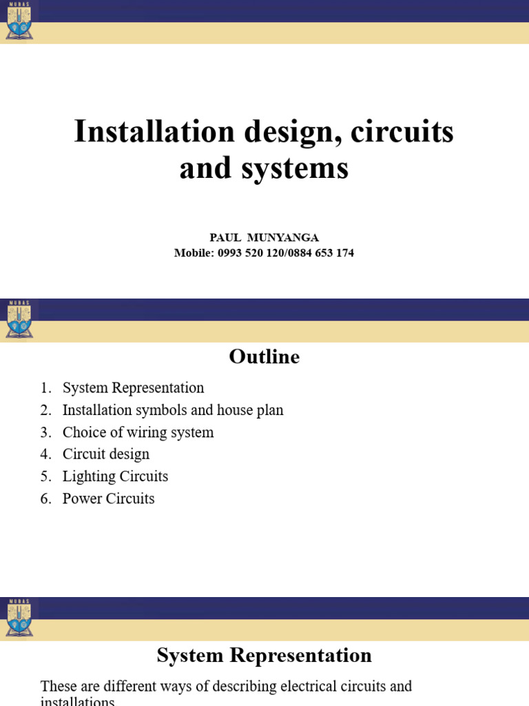 Topic 4 - Installation Circuit Systems | PDF | Electrical Wiring | Fuse ...