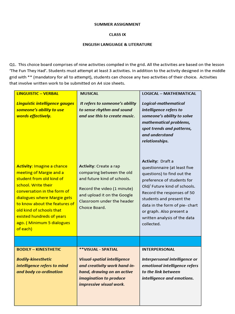 Summer Assignment 2023 | PDF | Velocity | Acceleration