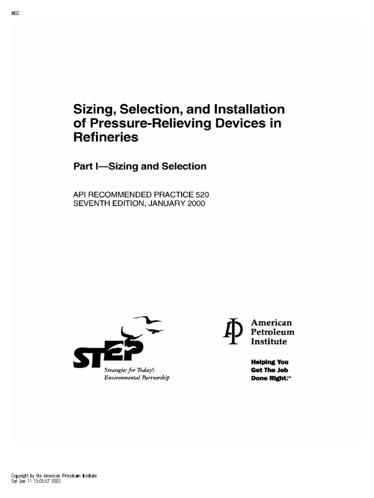 API 520 PSV Full PDF | PDF
