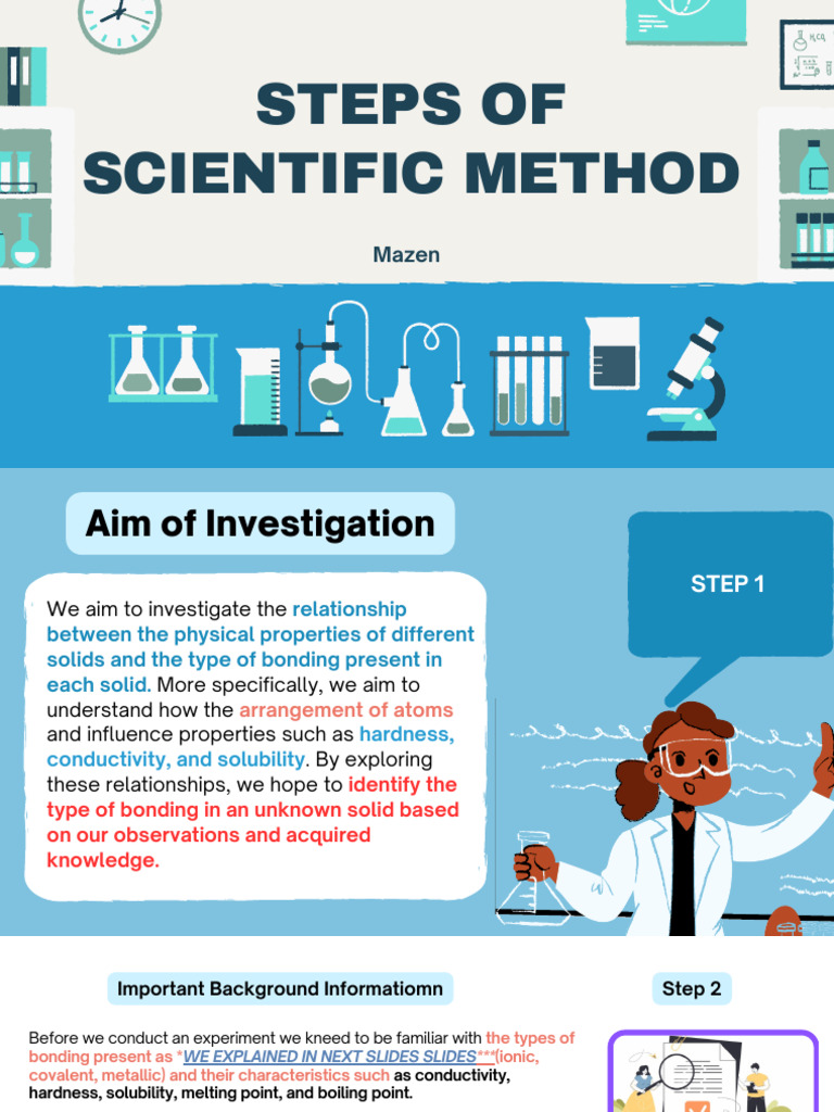 Scientific Method | PDF | Chemical Bond | Ionic Bonding