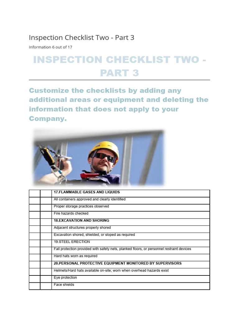 Inspection Checklist 3 | PDF | Business | Computers
